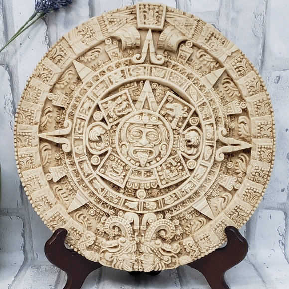 Unique Vintage | Wall Decor | Vintage Aztec Mayan Sun Resin Wall ...